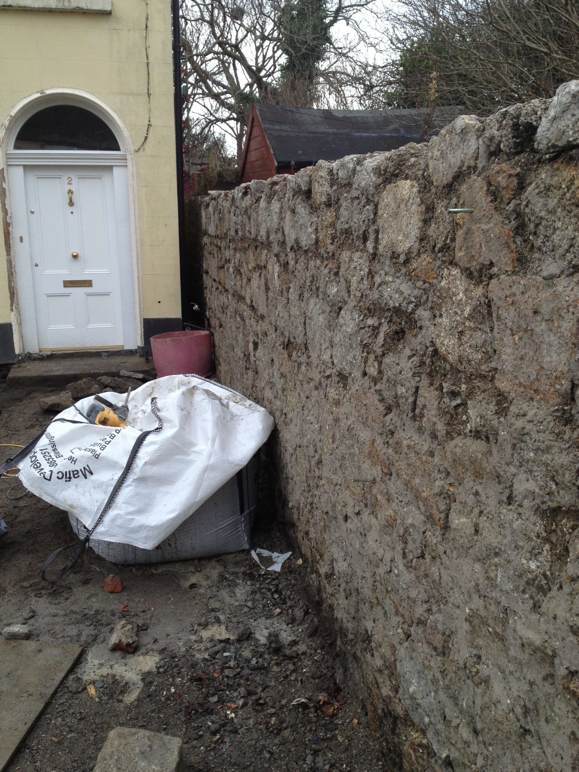 Boundary Wall Repair - Trinity Stone