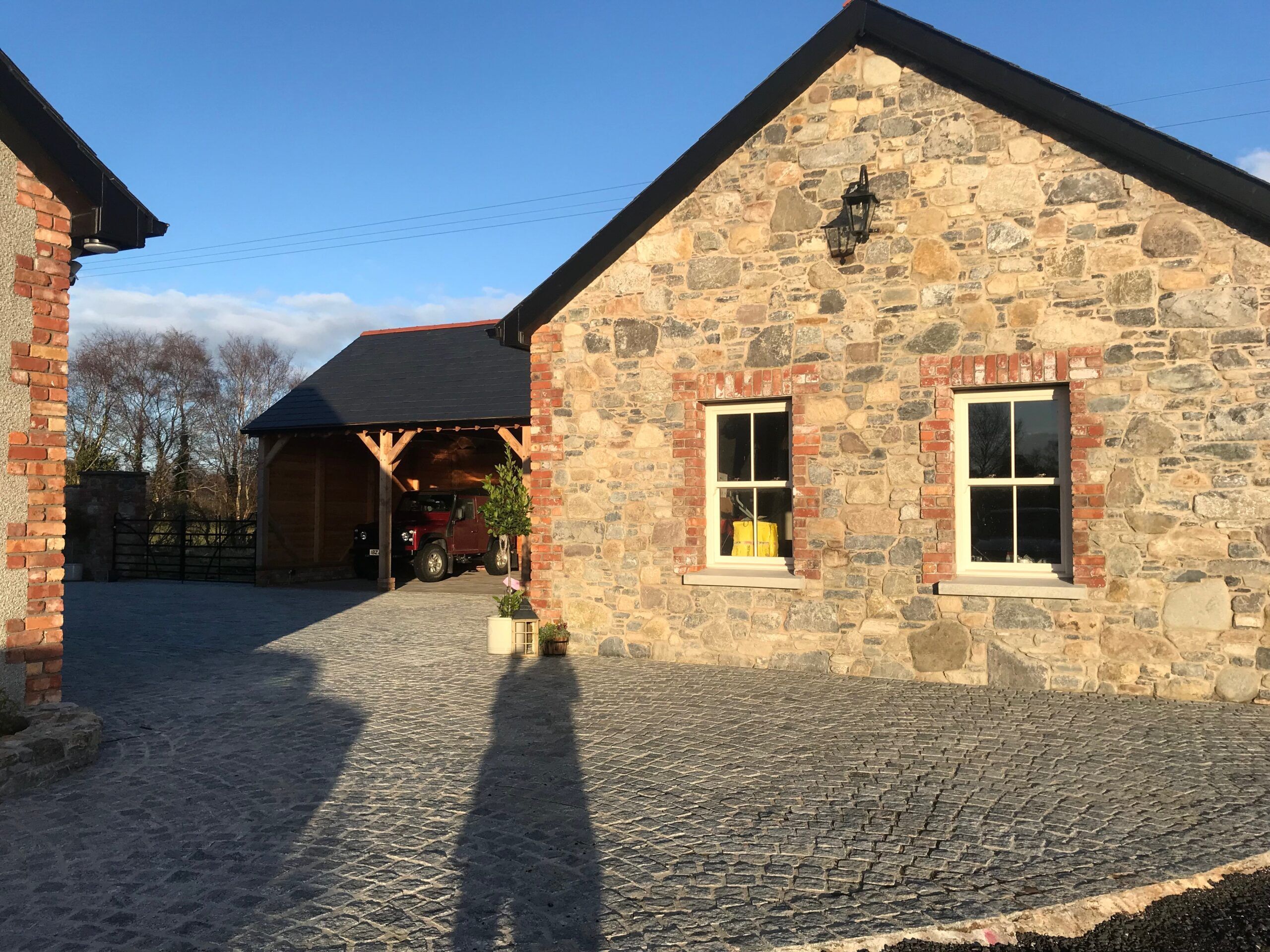 Limestone & Red Brick House Project - Trinity Stone